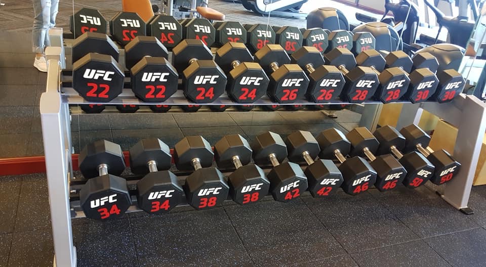 ดัมเบลหุ้มยางUFC PREMIUM URETHANE DUMBBELL SET