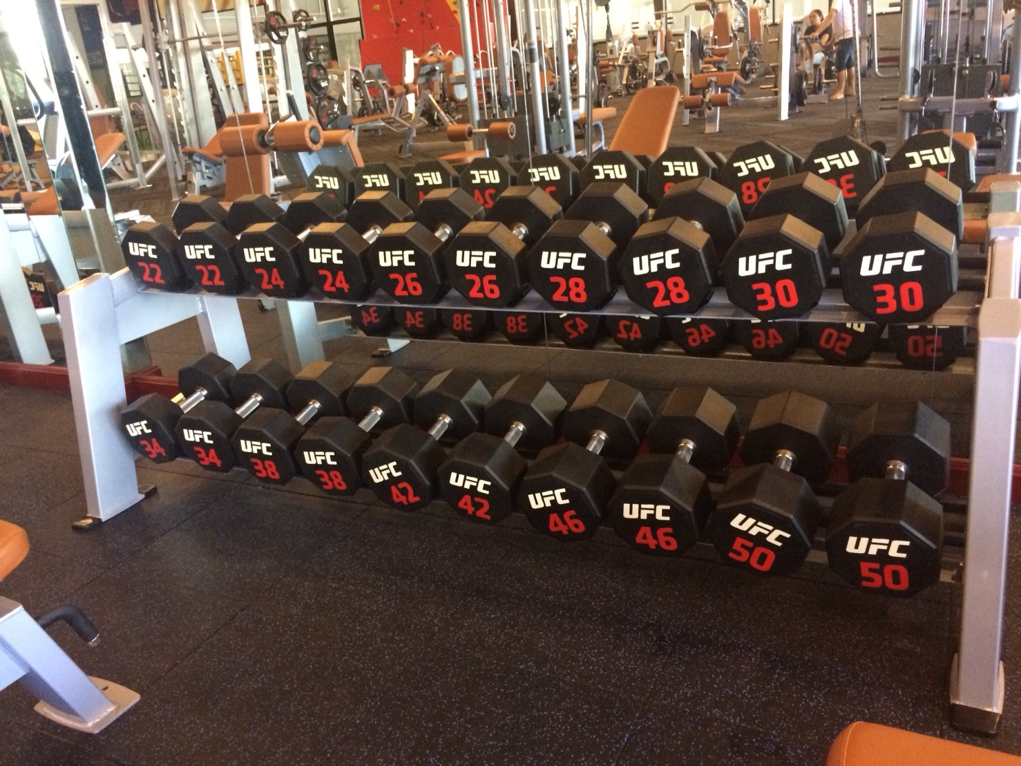 ดัมเบลหุ้มยางUFC PREMIUM URETHANE DUMBBELL SET